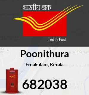 Poonithura Pin Code, Ernakulam, Kerala