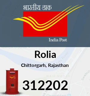 Rolia Pin Code, Chittorgarh, Rajasthan