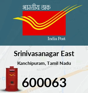 Srinivasanagar East Pin Code, Kanchipuram, Tamil Nadu