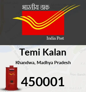 Temi Kalan Pin Code, Khandwa, Madhya Pradesh