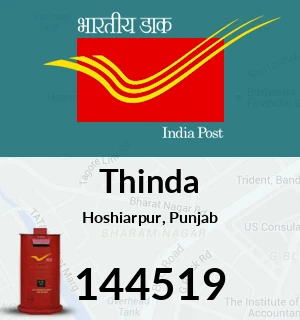 Thinda Pin Code, Hoshiarpur, Punjab