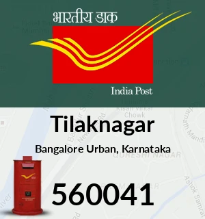 Tilaknagar Pin Code, Bangalore Urban, Karnataka