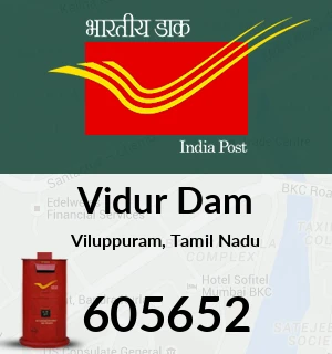 Vidur Dam Pin Code, Viluppuram, Tamil Nadu