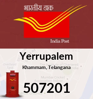 Yerrupalem Pin Code, Khammam, Telangana